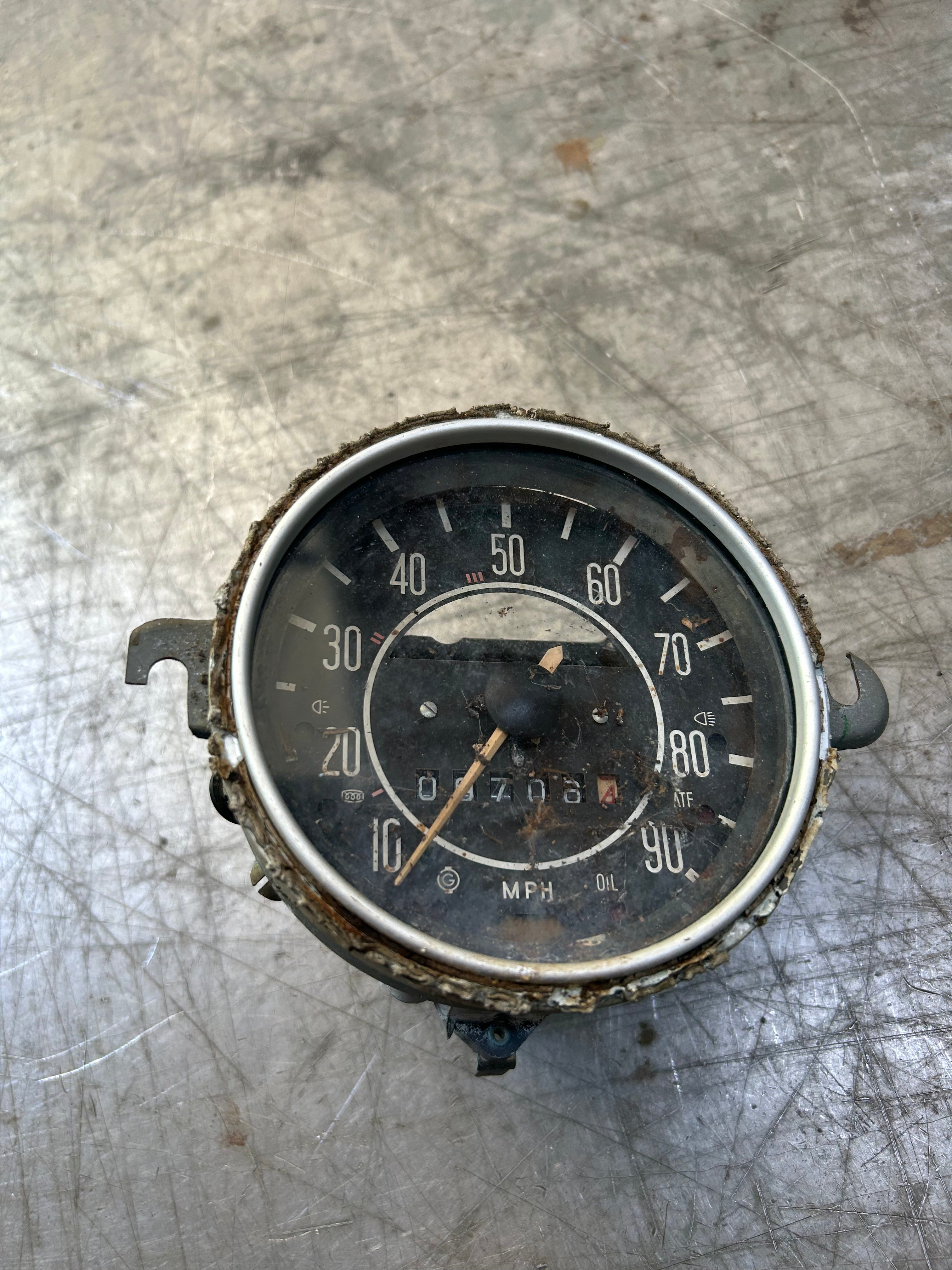 1970 Type 1 Beetle Speedometer – Appalachianairandwatercooled