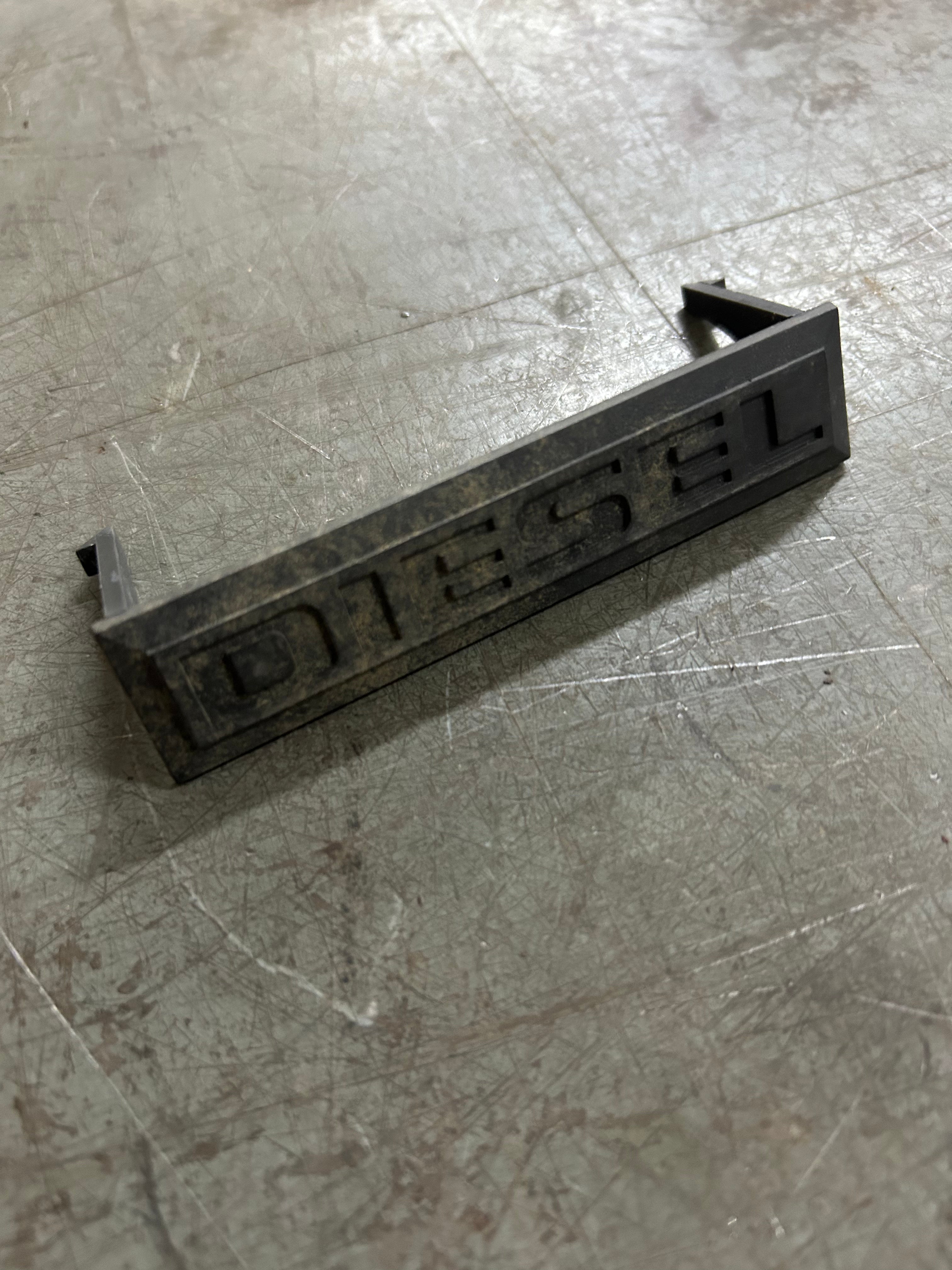 1985-88 MK2 Golf/Jetta Diesel Grill Emblem – Appalachianairandwatercooled